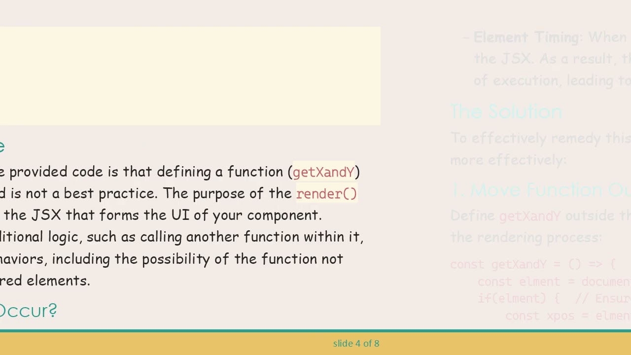 Solving the Issue of Element Not Being Found in ReactJS