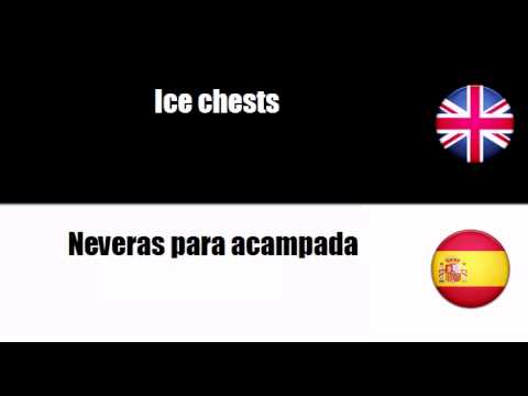 English-Spanish - Camping Goods