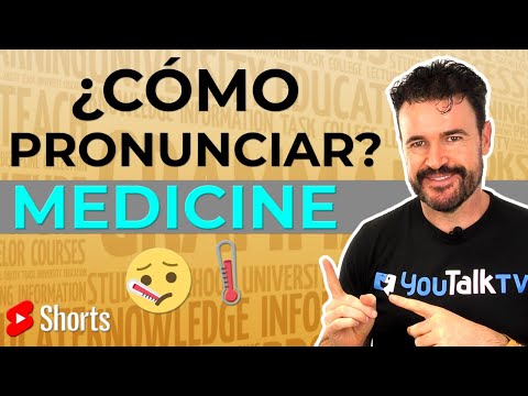 💉SÚPER TRUCO para Pronunciar MEDICINE en INGLÉS