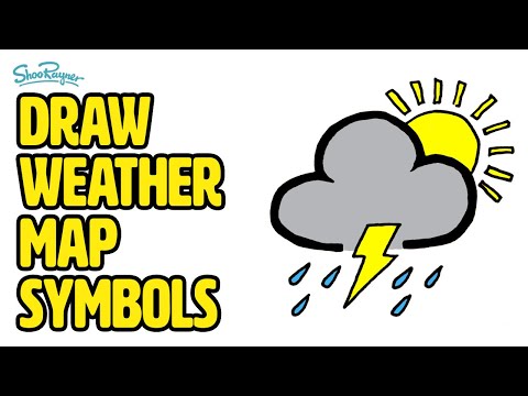 How to draw Weather Map Symbol – Step by Step Instructions – Shoo Rayner