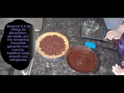 Chocolate Hazelnut Caramel Tart.
