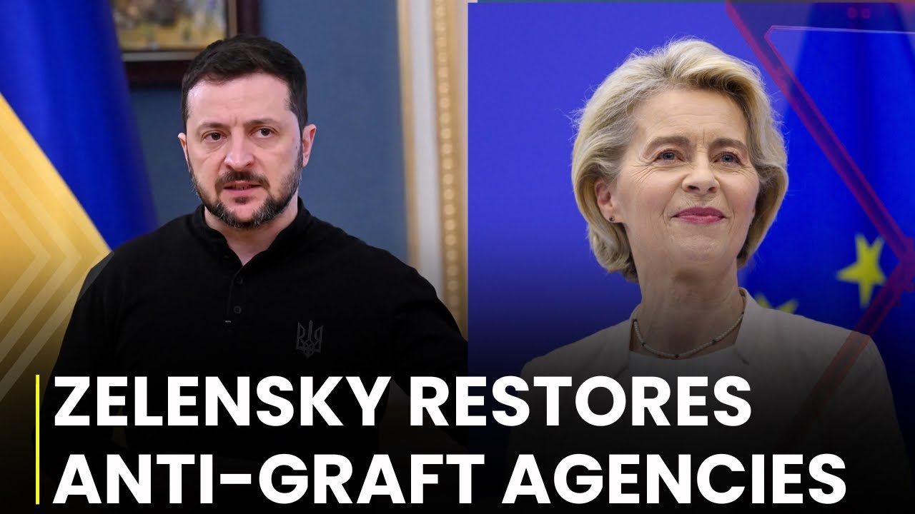 EU Applauds Zelensky’s Law Restoring Anti-Corruption Agency Independence | NewsX World
