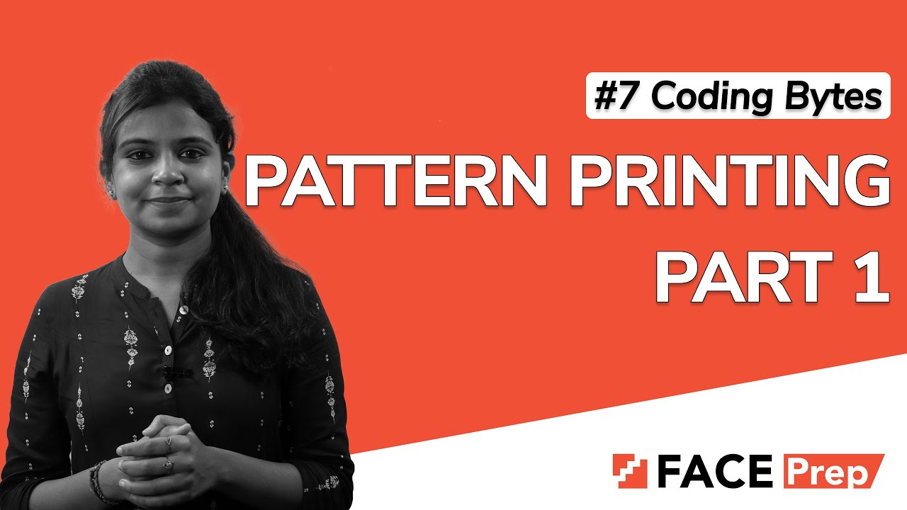 Pattern Programs in C | Half Pyramid Pattern Series | #7 Coding Bytes