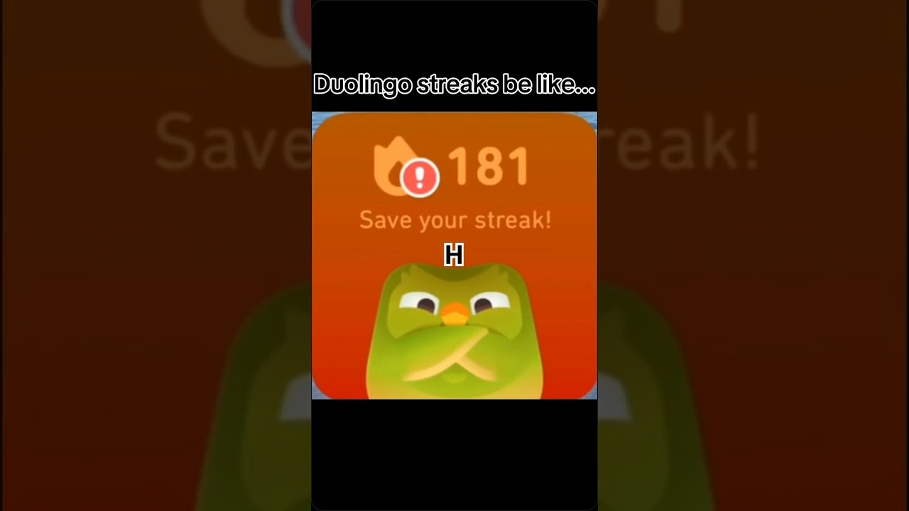When you lose your streak in Duolingo...
