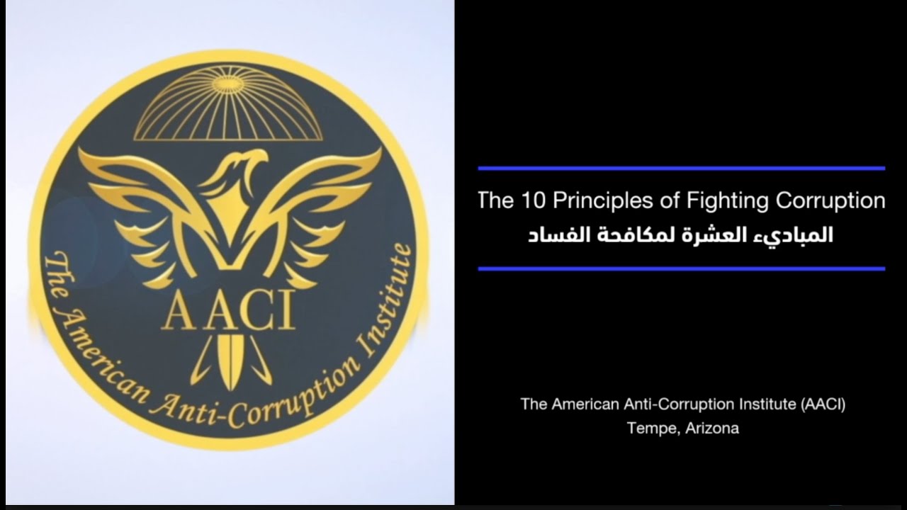 The 10 Principles of Fighting Corruption