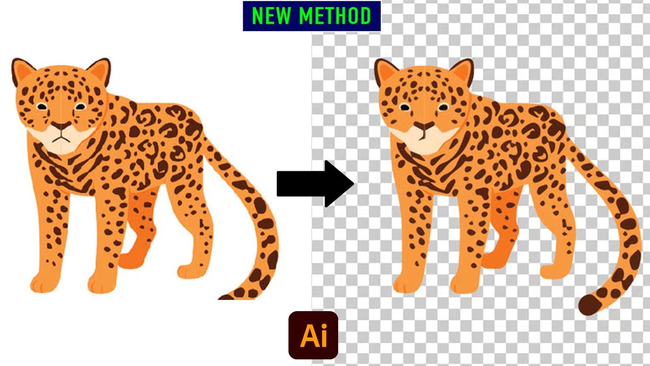 How To Remove A White Background with Adobe Illustrator 2026