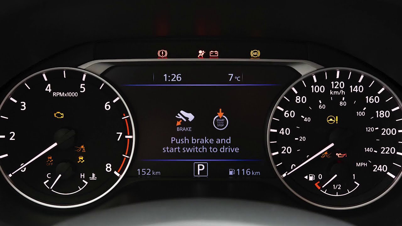 2021 Nissan Altima - Warning and Indicator Lights