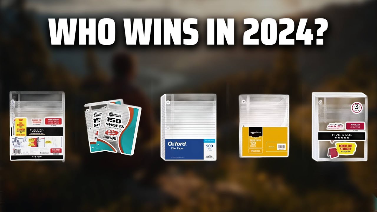 The Top 5 Best Wide Ruled Filler Paper 100 Sheets in 2024 - Must Watch Before Buying!