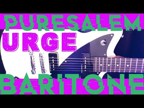 Pure Salem The Urge Baritone Electric Guitar - Charcoal Frost | Reverb