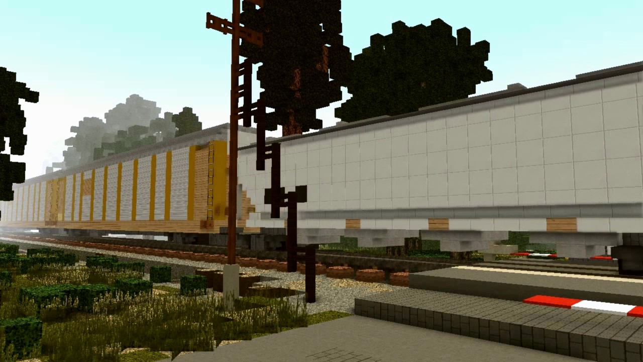 CSX mixed freight - Minecraft Animation