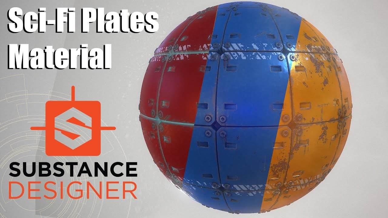 Substance Desinger - Sci-fi Plates