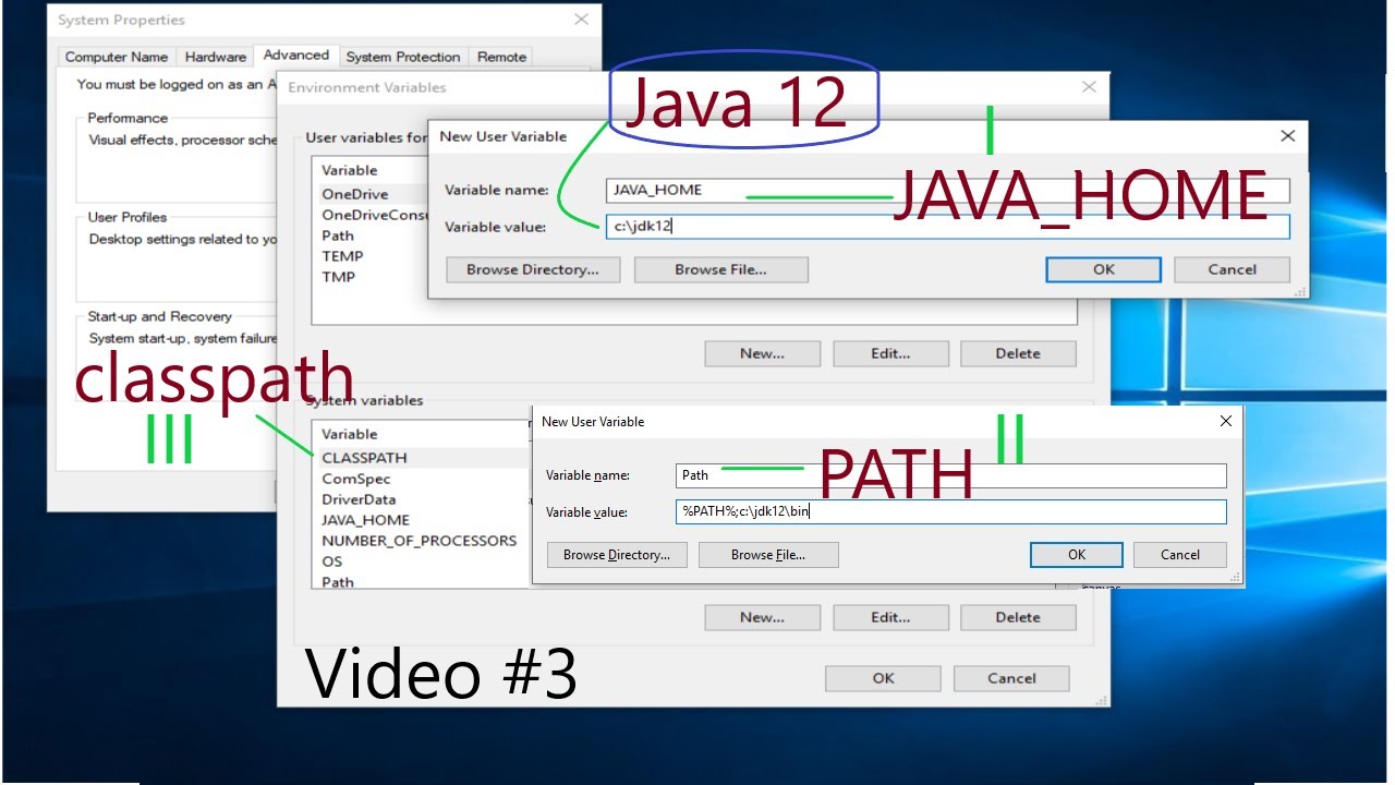 How to set Java JDK Path, Classpath and Java_Home