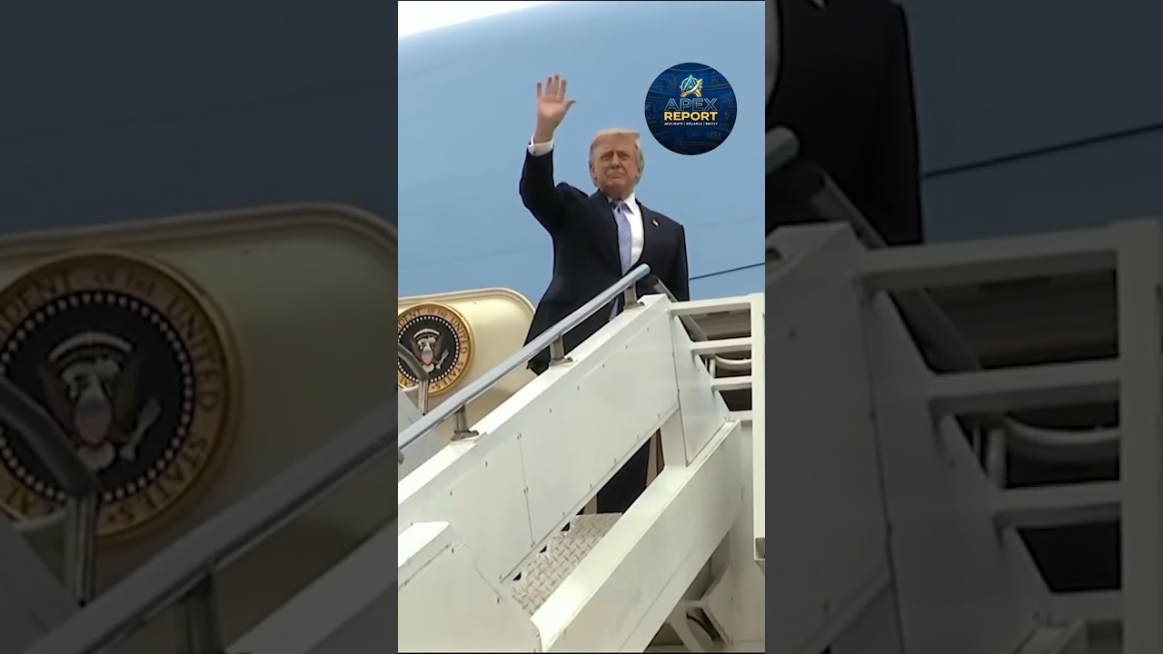 Trump Silent Message When He Departs