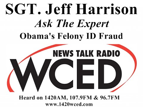 WCED Radio: Ask The Expert; Sgt. Harrison Talks Sheriff Joe; Obama's ...