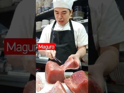 Maguro(Japanese term of Tuna) -Cutting Skills #dailyvlog#shorts#sushi#japan