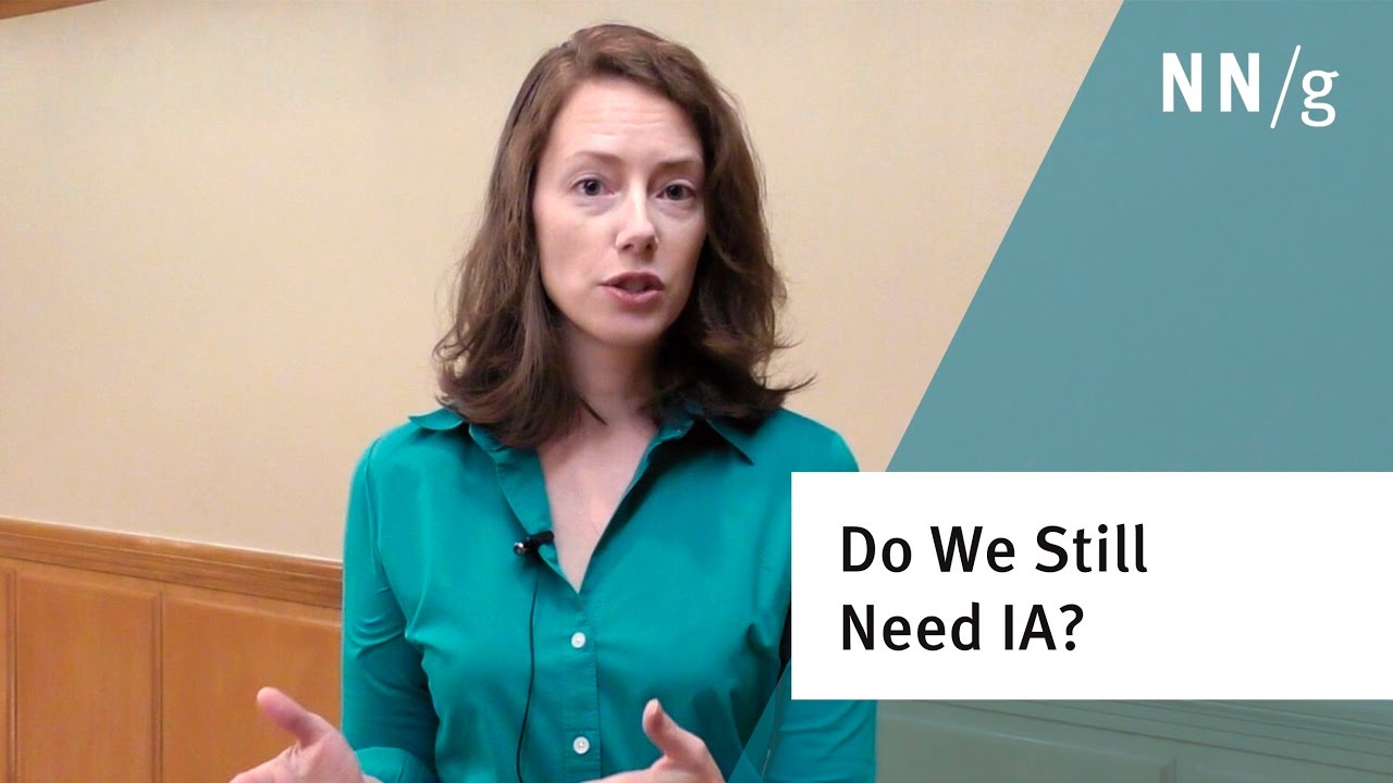Do we still need Information Architecture (IA) when users can just search? (Kathryn Whitenton)