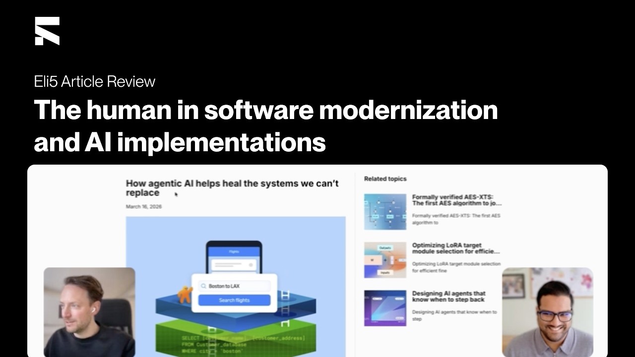 The human in software modernization and AI implementations