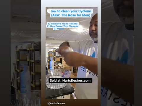 How to clean the Male Rose aka Cyclone