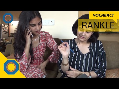 Rankle Meaning | VocabAct | NutSpace