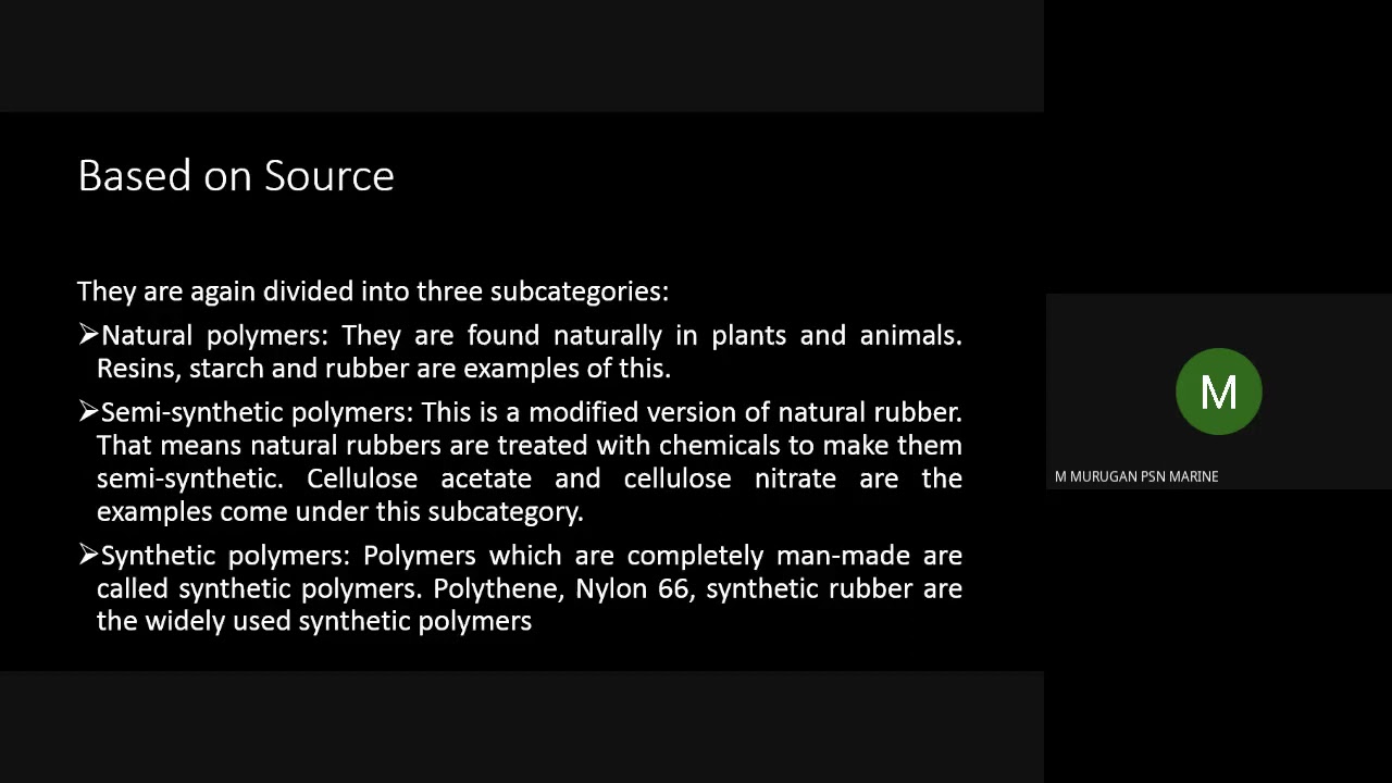 Marine Electrical Technology | Polymerisation