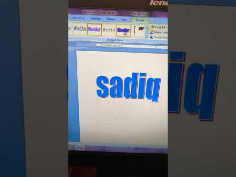 #MS WORD. ART #computer YouTube video#🖥️👍 shorts