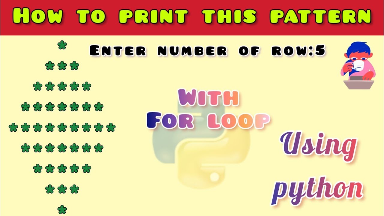 how to print diamond pattern using for loop in python in easy way #education
