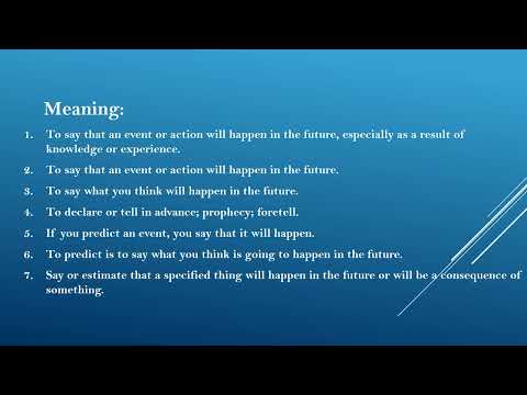 Predict Meaning with Examples