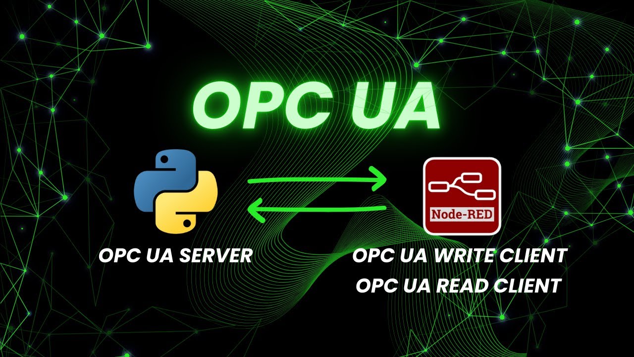 5# Python OPC UA Server & Node-RED Client | Read & Write Tutorial