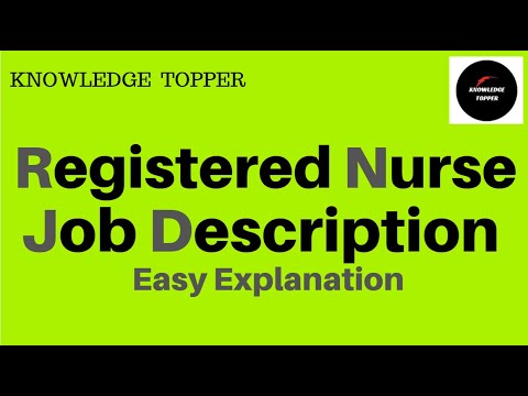 Registered Nurse Job Description | Registered Nurse Job Description Sample | RN Job Description