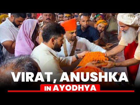 Former India captain Virat Kohli & Anushka Sharma in Ayodhya | offers prayer at Hanumangarhi Temple