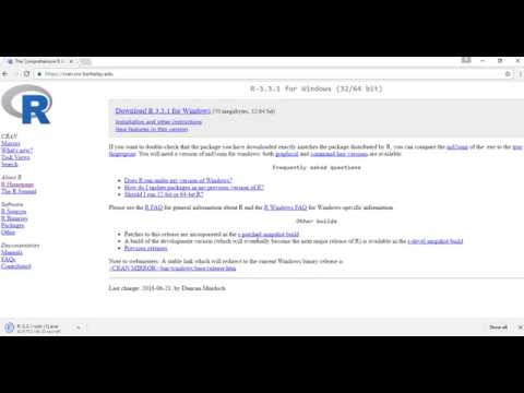 Download R for Windows 10