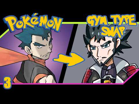Drawing Pokemon Kanto Gym Leader Type Swaps 3 - Koga and Sabrina