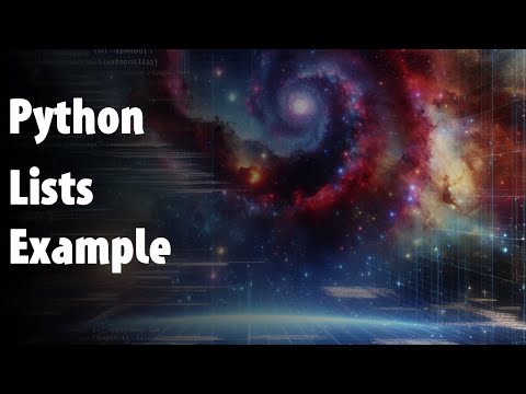 Lists in Python? - with practical example