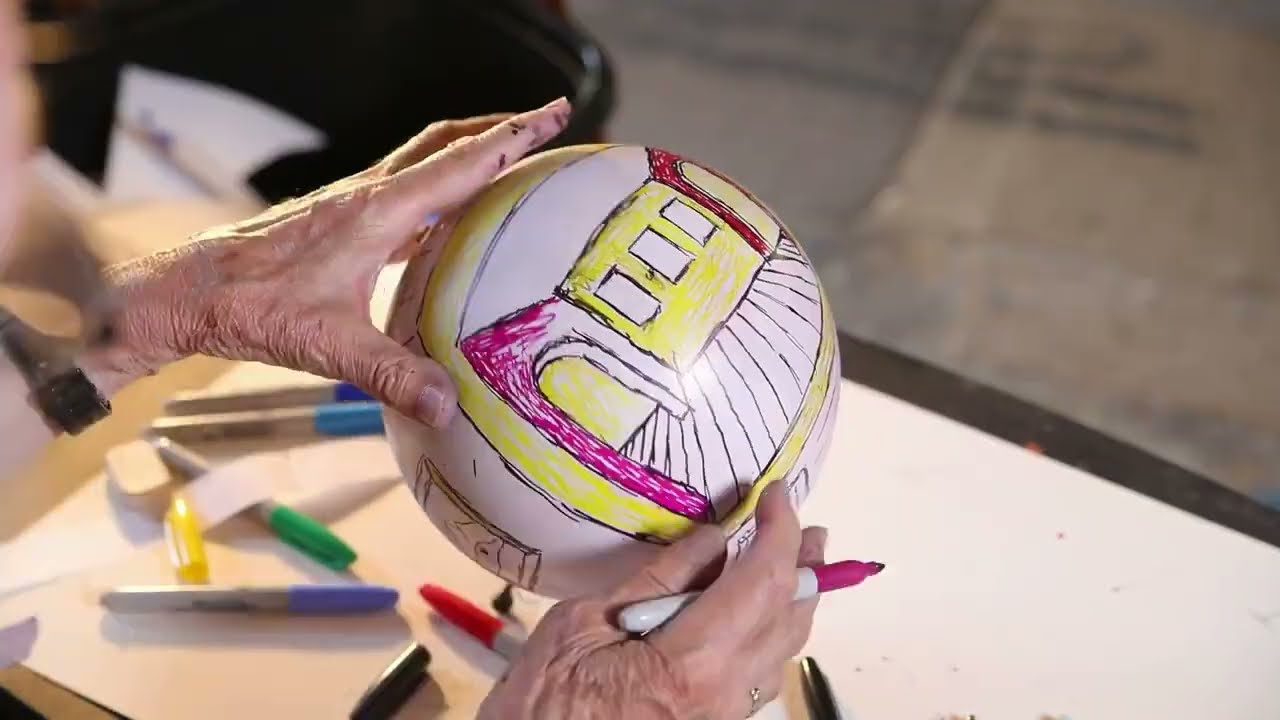 Six-Point Perspective on a Sphere | How to Draw Using Perspective with Dick Termes