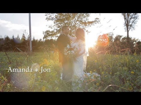 Amanda & Jon - Wedding at The Arbors Events