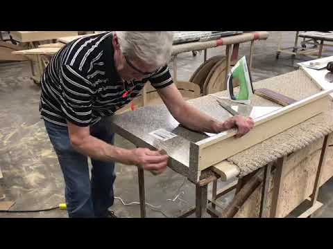 How to apply a counter top end cap.