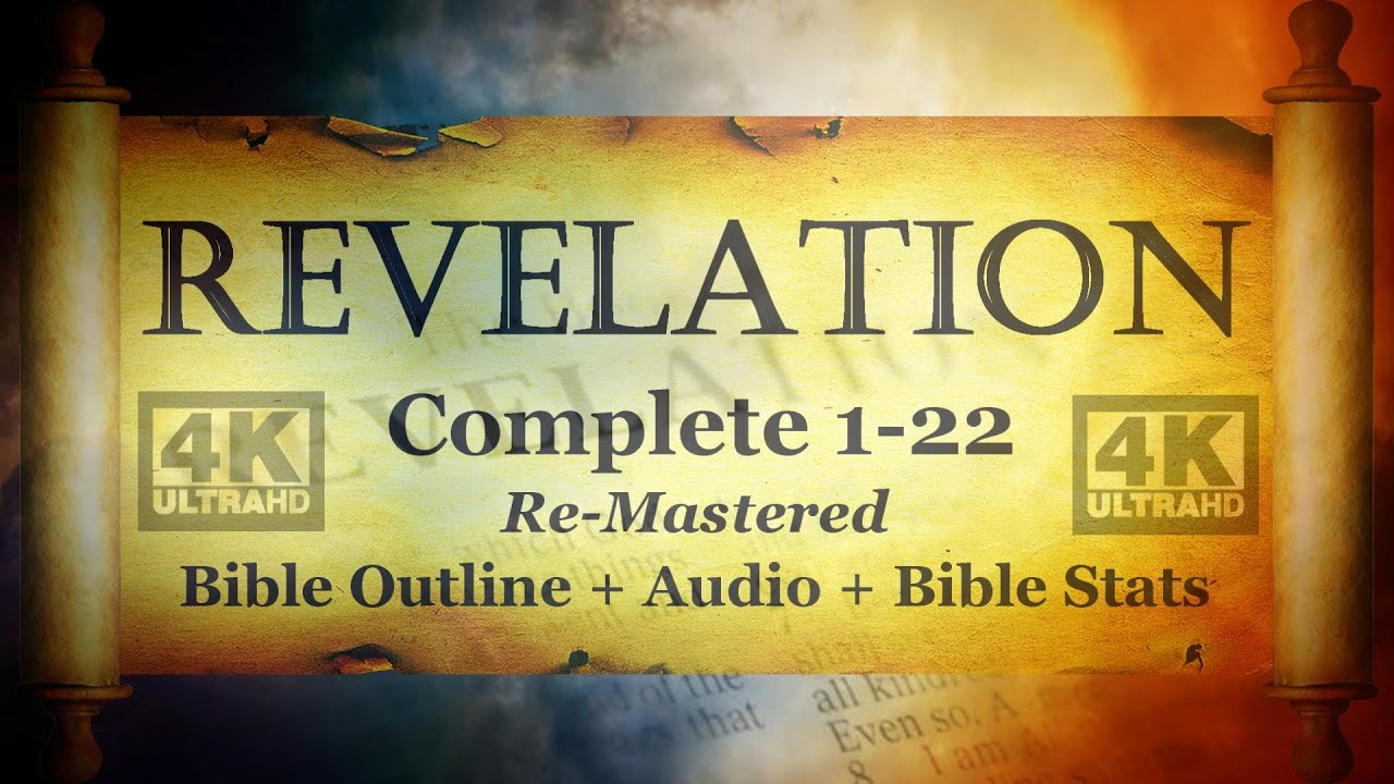 Revelation Holy Bible HD 4K Complete w/Revised Bible Outline & Stats Audio/Text