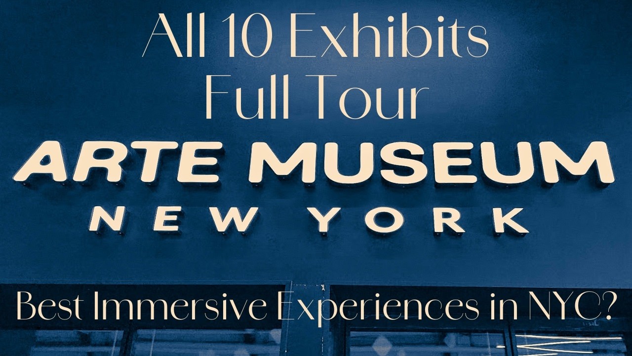 Inside ARTE Museum at Chelsea Piers NYC ✨ Full Experience & Tour