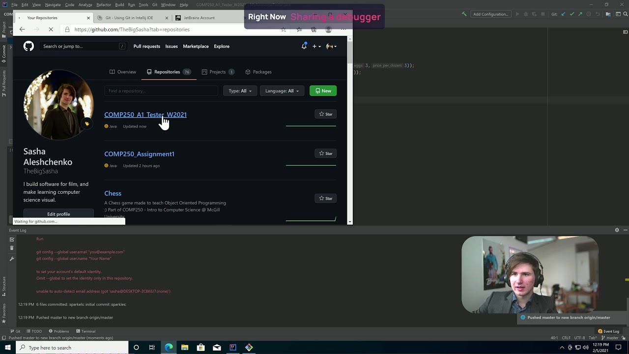 Sharing a Tester on GitHub