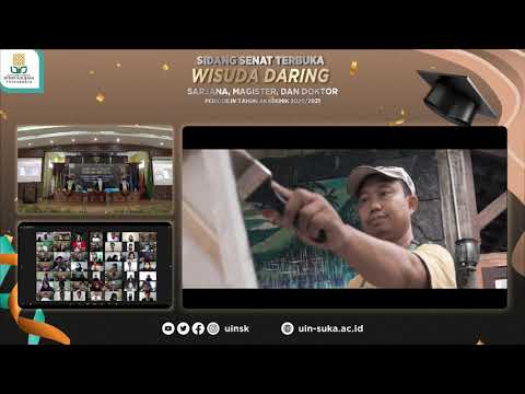 WISUDA DARING SARJANA, MAGISTER, DAN DOKTOR PERIODE IV UIN SUNAN KALIJAGA YOGYAKARTA 25 AGUSTUS 2021