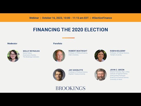 Financing the 2020 election