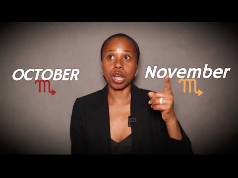 October Scorpios vs November Scorpios | The Decans