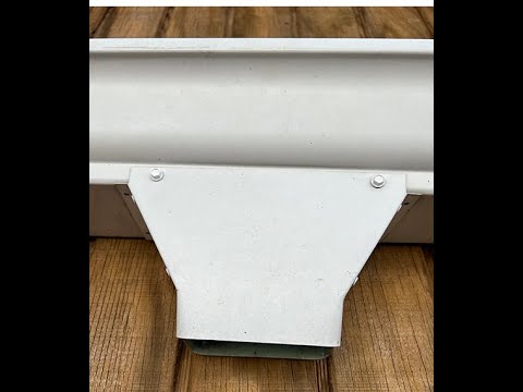 WideMouth Downspout Funnel removes more water and debris from the gutter