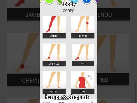 Learn body parts in French for beginners (parties du corps en français)#learnfrench