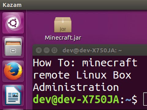 How To: Minecraft server on a remote Linux box
