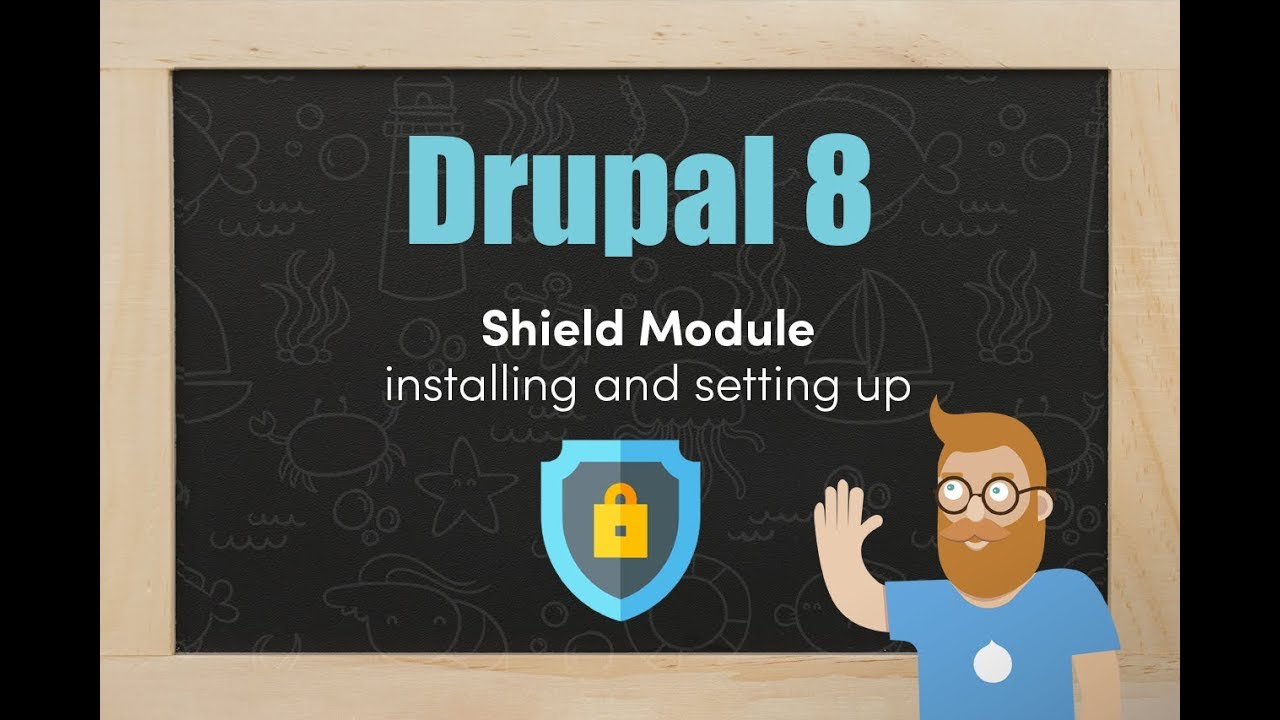 Downloading and setting up the Shield module in Drupal 8