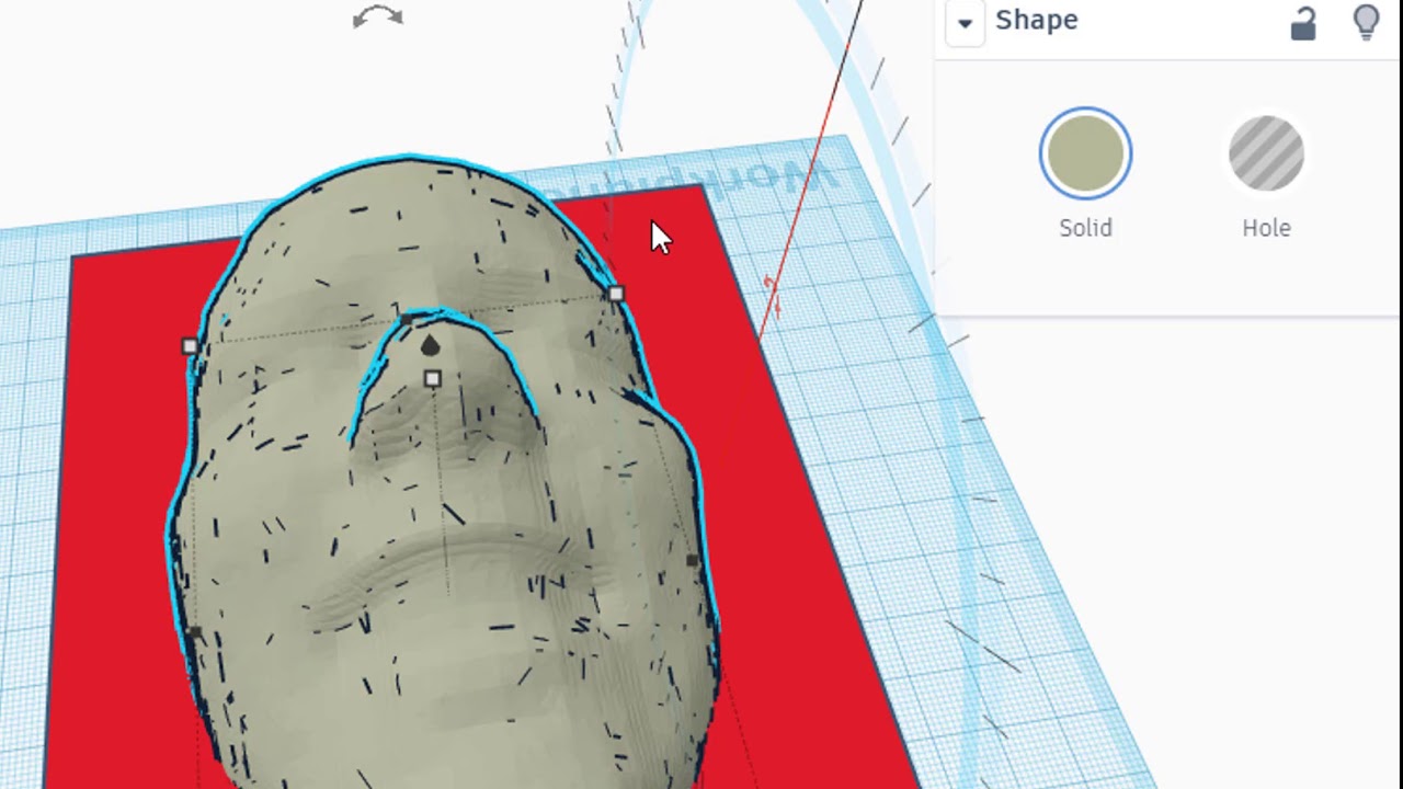 3d Face Design Tutorial TinkerCAD Specific V2