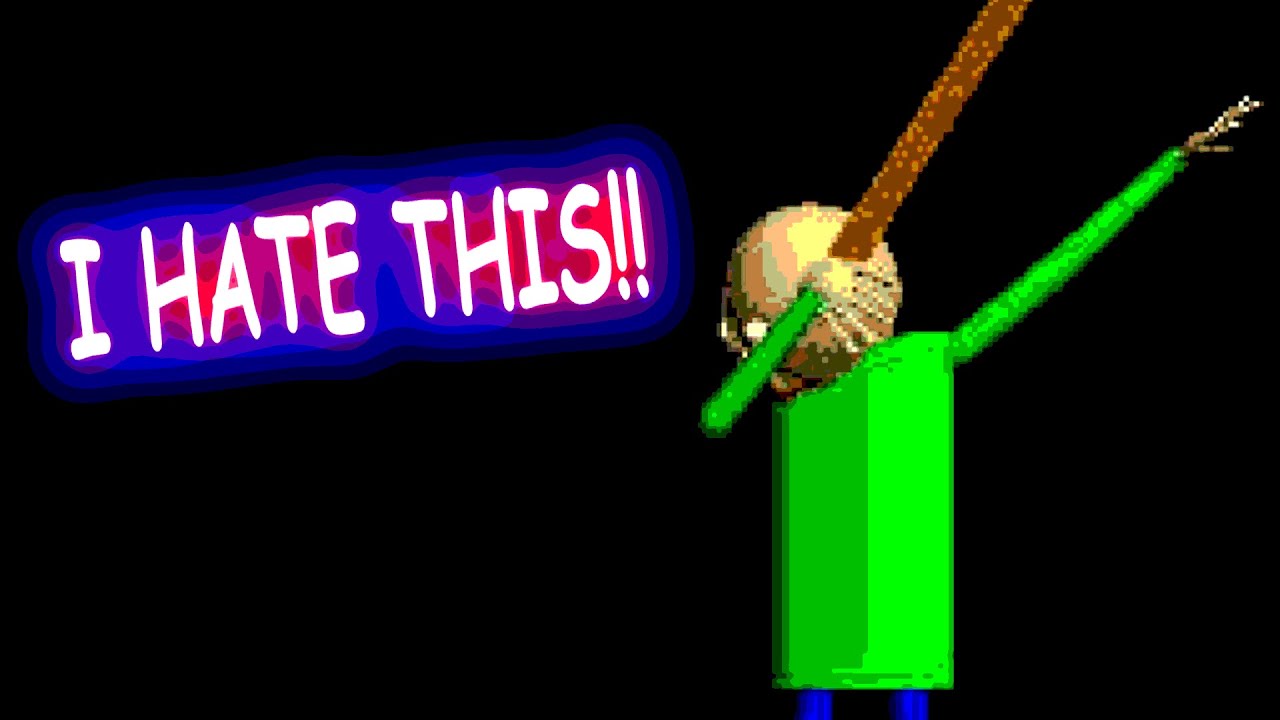 FINALLY beating baldi's basics plus V0.1 (FIRST TRY!)