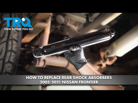 How to Replace Rear Shock Absorbers 2005-2021 Nissan Frontier
